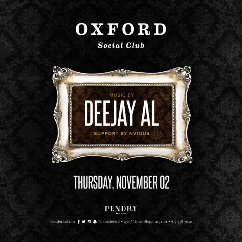 Deejay Al – Oxford Social Club November 2, 2017 | Oxford Social Club in ...